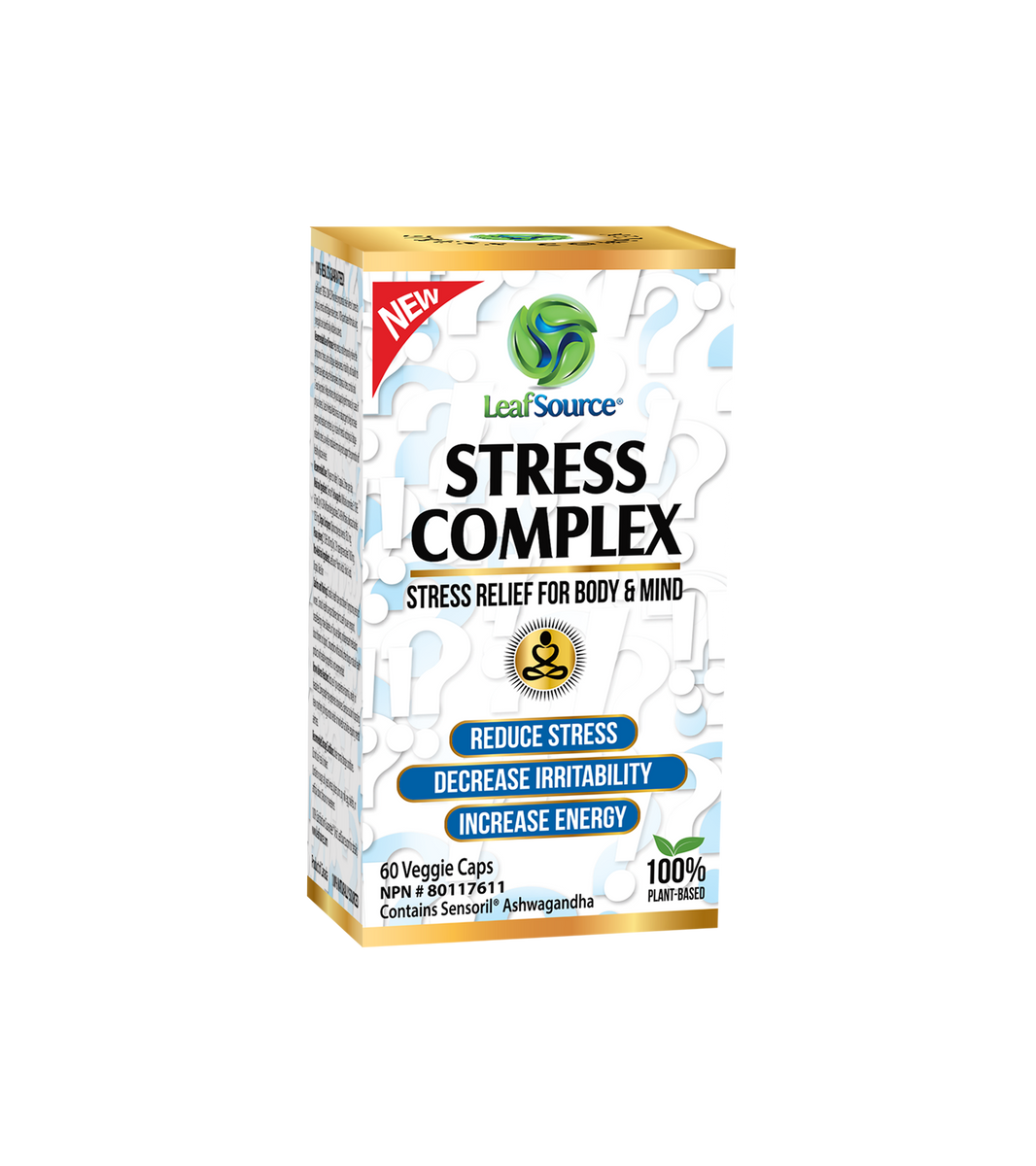 Stress Complex 60 vcap with Ashwagandha - LeafSource – LeafSource® Canada